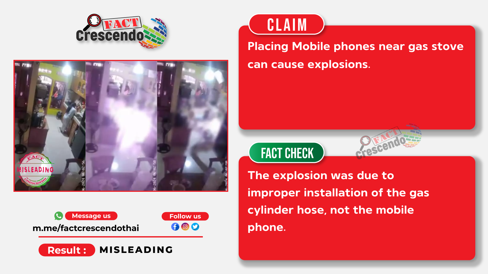Claim about Mobile Phones Causing Gas Stove Explosions is Misleading ...